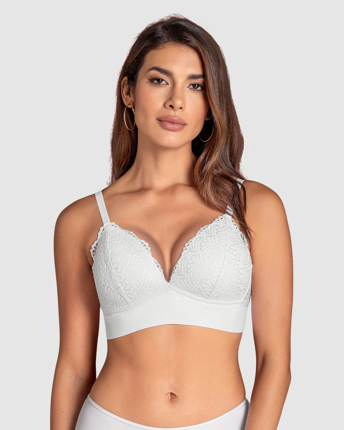 Sostén sin arco Liso y Encaje | Leonisa Chile